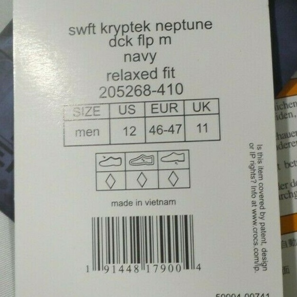 CROCS | Shoes | Crocs Mens Kryptek Neptune Deck Flip Flops | Poshmark